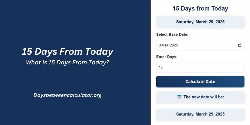15 Days From Today | What Is 15 Days From Today?